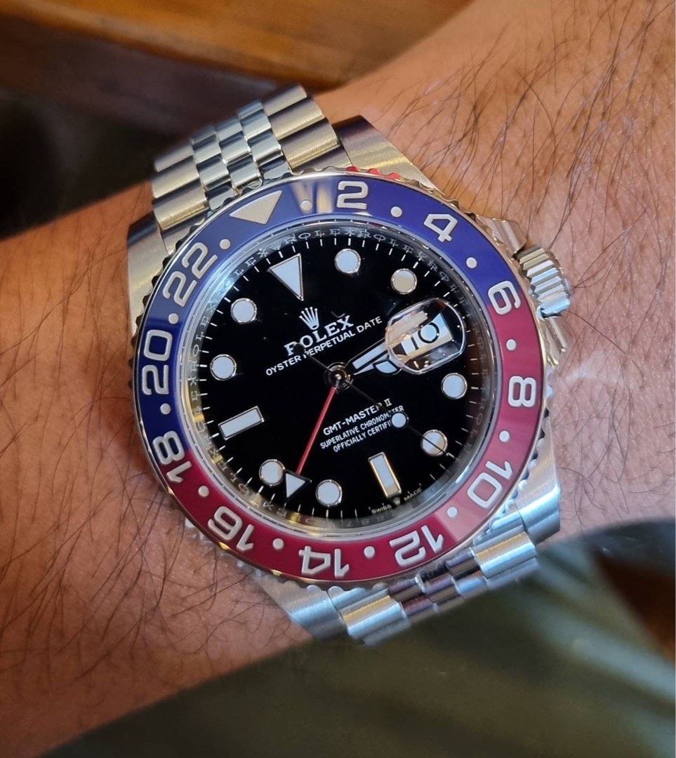 Rolex GMT master 2 Pepsi 126710BLRO, Luxury, Watches on Carousell