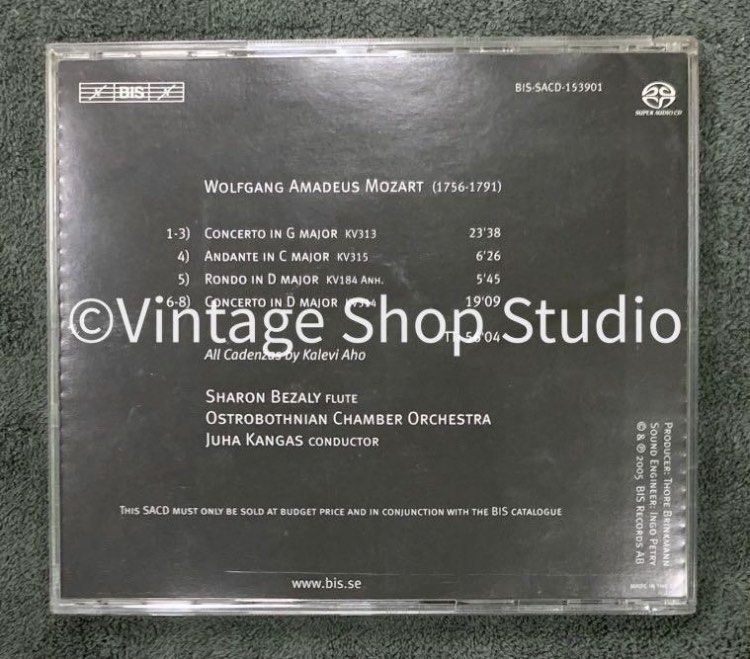 (SACD) Sharon Bezaly Flute Concertos Rondo Andante Pre-Owned Super ...