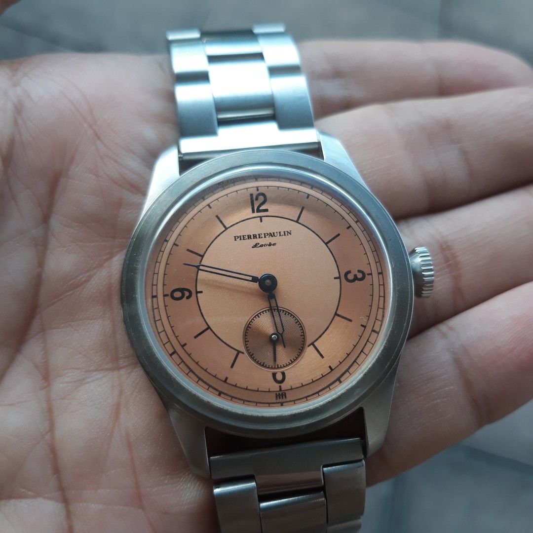 salmon dial watch, Men's Fashion, Watches & Accessories, Watches on ...