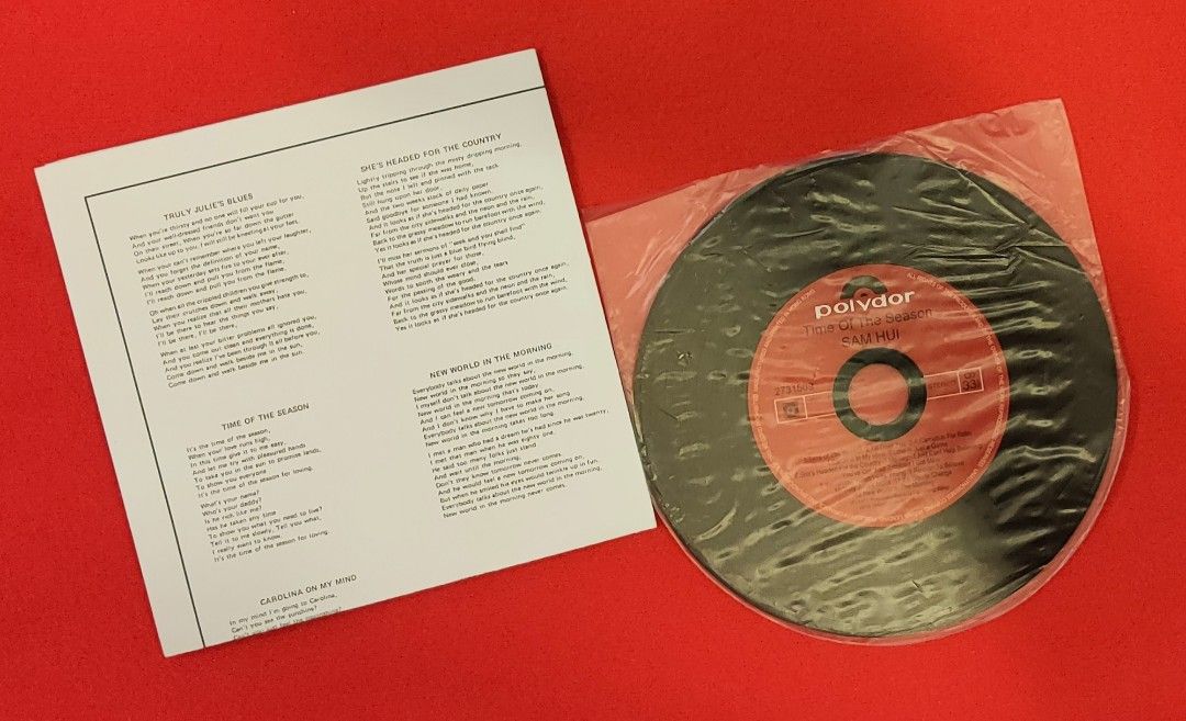 許冠傑SAM HUI~TIME OF THE SEASON 許冠傑1971簽約寶麗金唱片所推出的首張個人英文大碟。, Hobbies ...