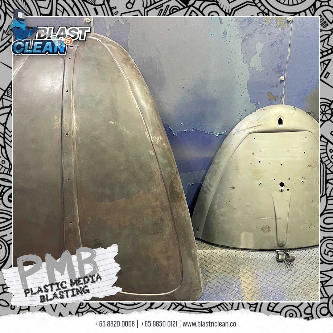 Sand Blasting - Plastic Media Blasting on Volkswagen Beetle, Car ...