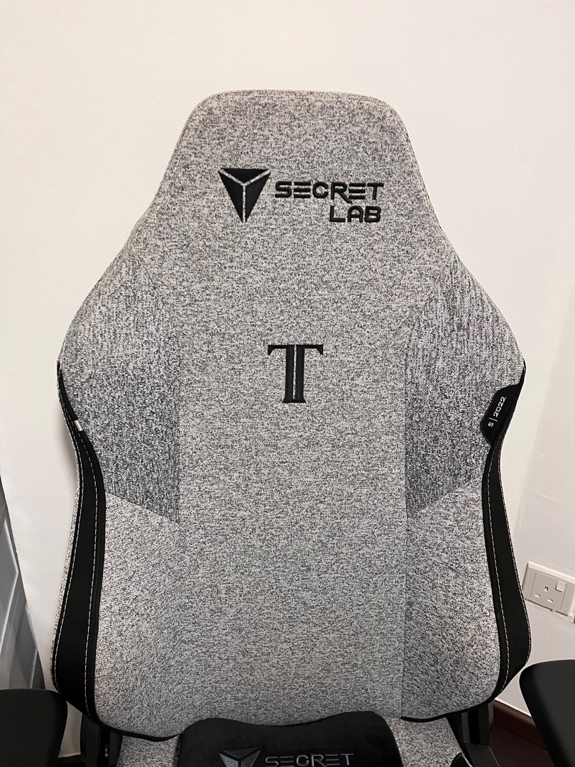 Secret Lab Titan 2022 (Grey), Furniture & Home Living, Furniture, Chairs on Carousell