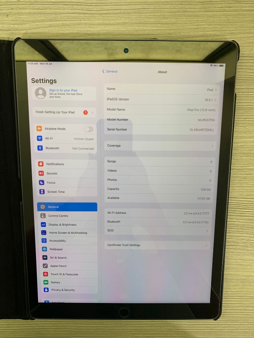 Selling USED iPad Pro (1st generation) 128GB - A1584 Wi-Fi Only, Mobile ...
