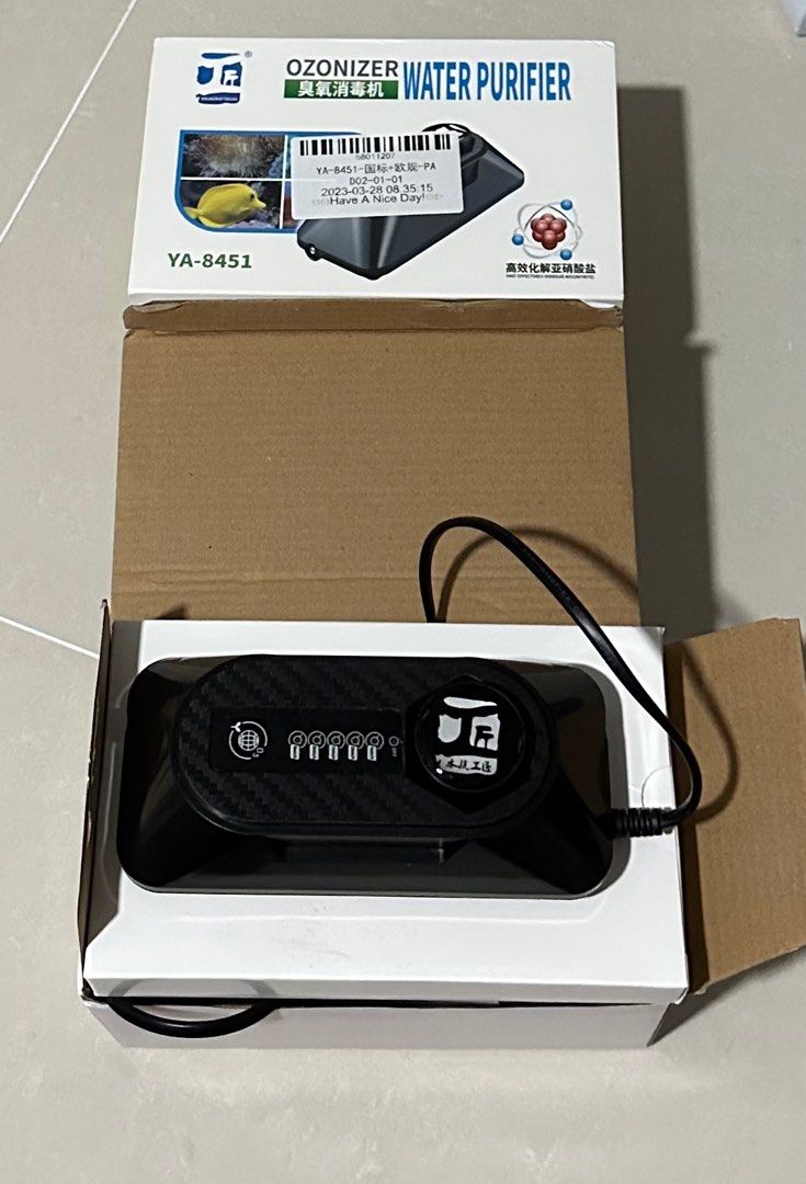 Seven Master Aquarium Ozone pump, Pet Supplies, Homes & Other Pet ...