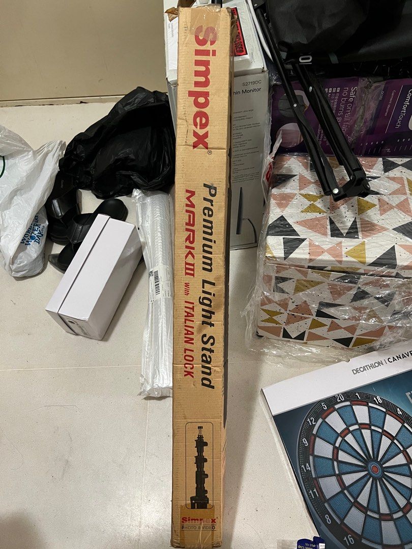 Simpex Premium Light Stand (tripod) kit with Italian Lock, Photography ...