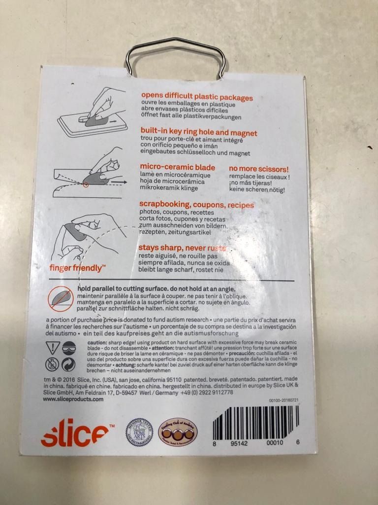 Slice® safety cutter, Hobbies & Toys, Stationery & Craft, Craft Supplies & Tools on Carousell