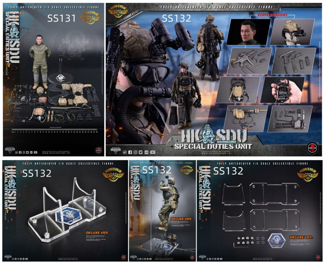 Soldier Story - China HK SDU Diver Assault Group SS131 SS132, Hobbies ...