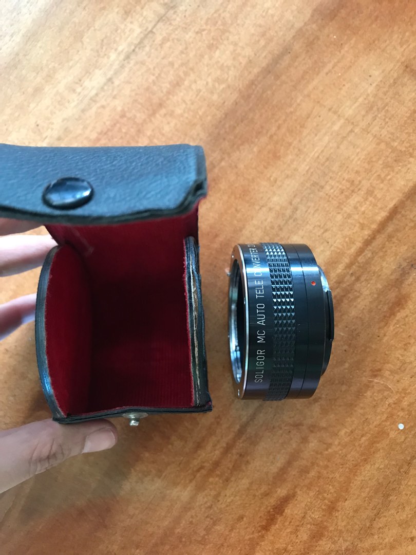 Soligor lens 75mm with case on Carousell