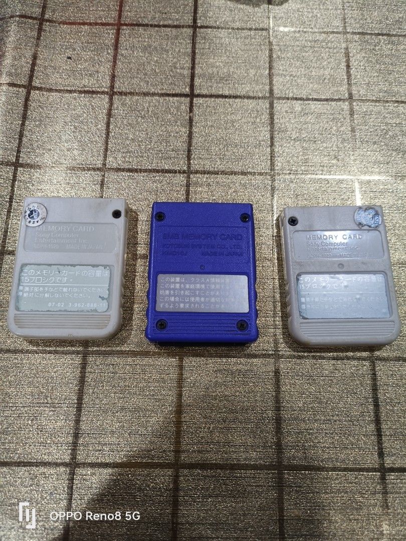 Sony Memory card PS1 & ps2, Video Gaming, Gaming Accessories, Cases ...