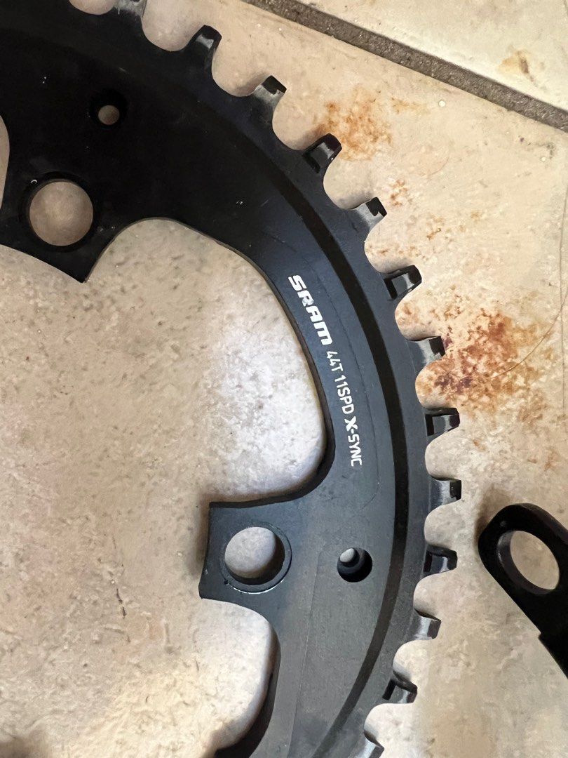 SRAM S1000 crankset with 44t chainring, Sports Equipment, Bicycles ...