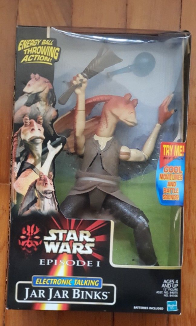 Star Wars Talking Jar Jar Binks, Hobbies & Toys, Memorabilia ...
