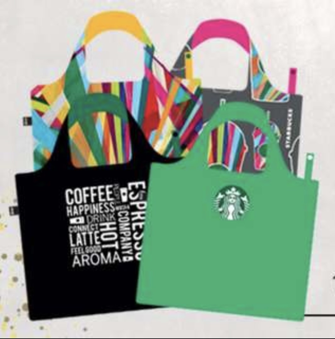 Starbucks X LOQI recyclable bags, Women's Fashion, Bags & Wallets, Tote ...