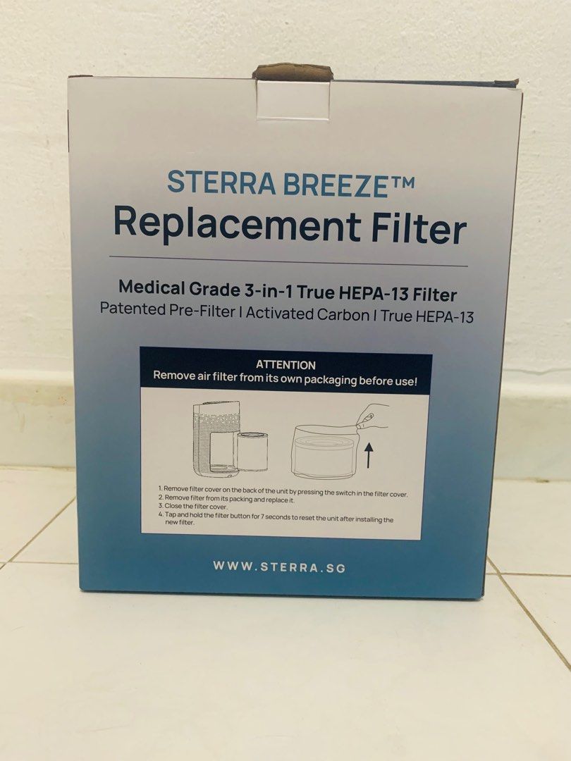 Sterra replacement filter, TV & Home Appliances, Air Purifiers ...