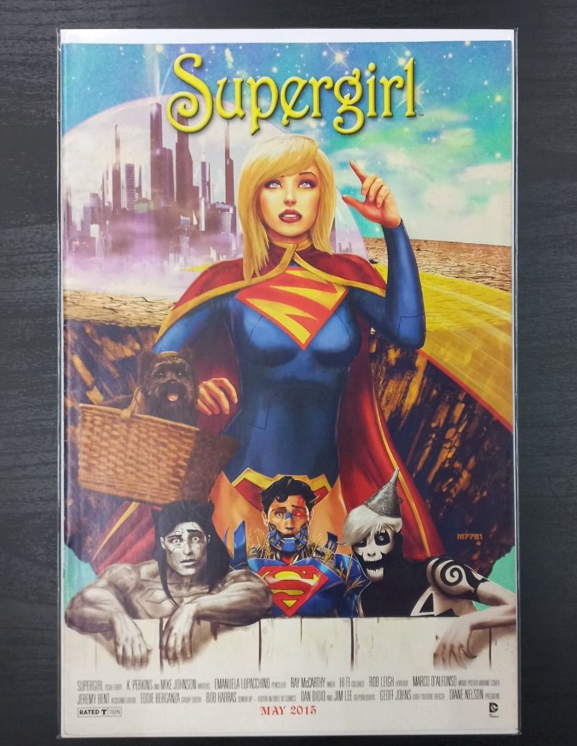Supergirl 40 Movie Poster Variant (2015) Death of Supergirl?, Hobbies & Toys, Books & Magazines ...