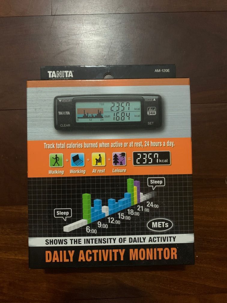 Tanita daily activity monitor, Health & Nutrition, Health Monitors ...