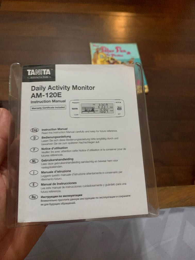 Tanita daily activity monitor, Health & Nutrition, Health Monitors ...