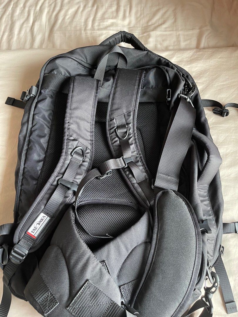 Tatonka Travel Backpack Black, Men's Fashion, Bags, Backpacks on Carousell