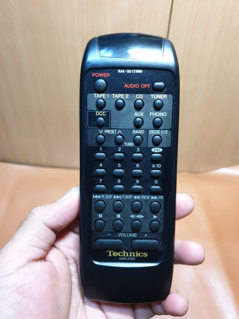 TECHNICS Amplifier Remote Control, Audio, Portable Audio Accessories on ...