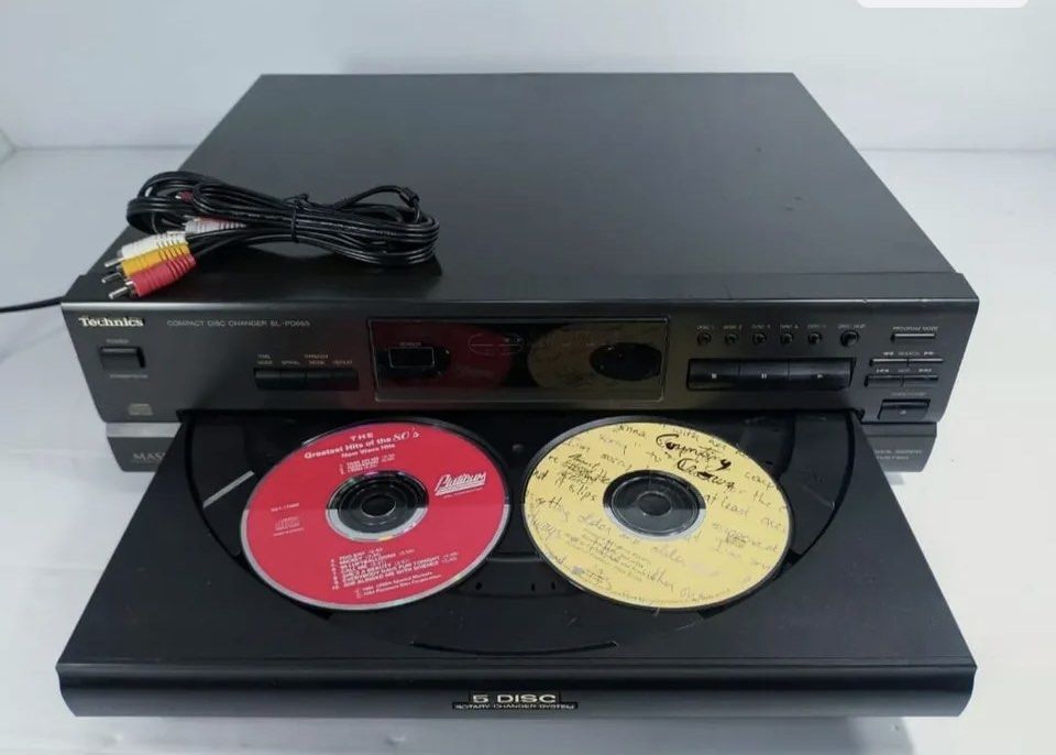 Technics SL-PD665 CD Player 5 Disc Rotary Changer, Audio, Soundbars ...
