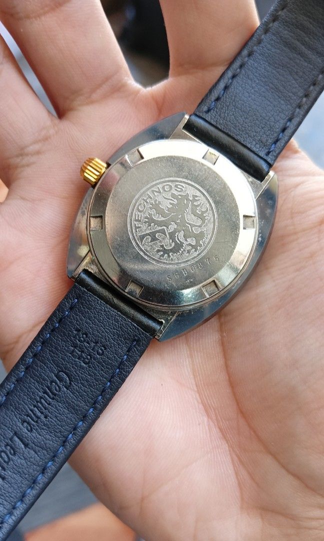 Technos Hawk Borazon Swiss Made Automatic Dress Watch with Date Window ...