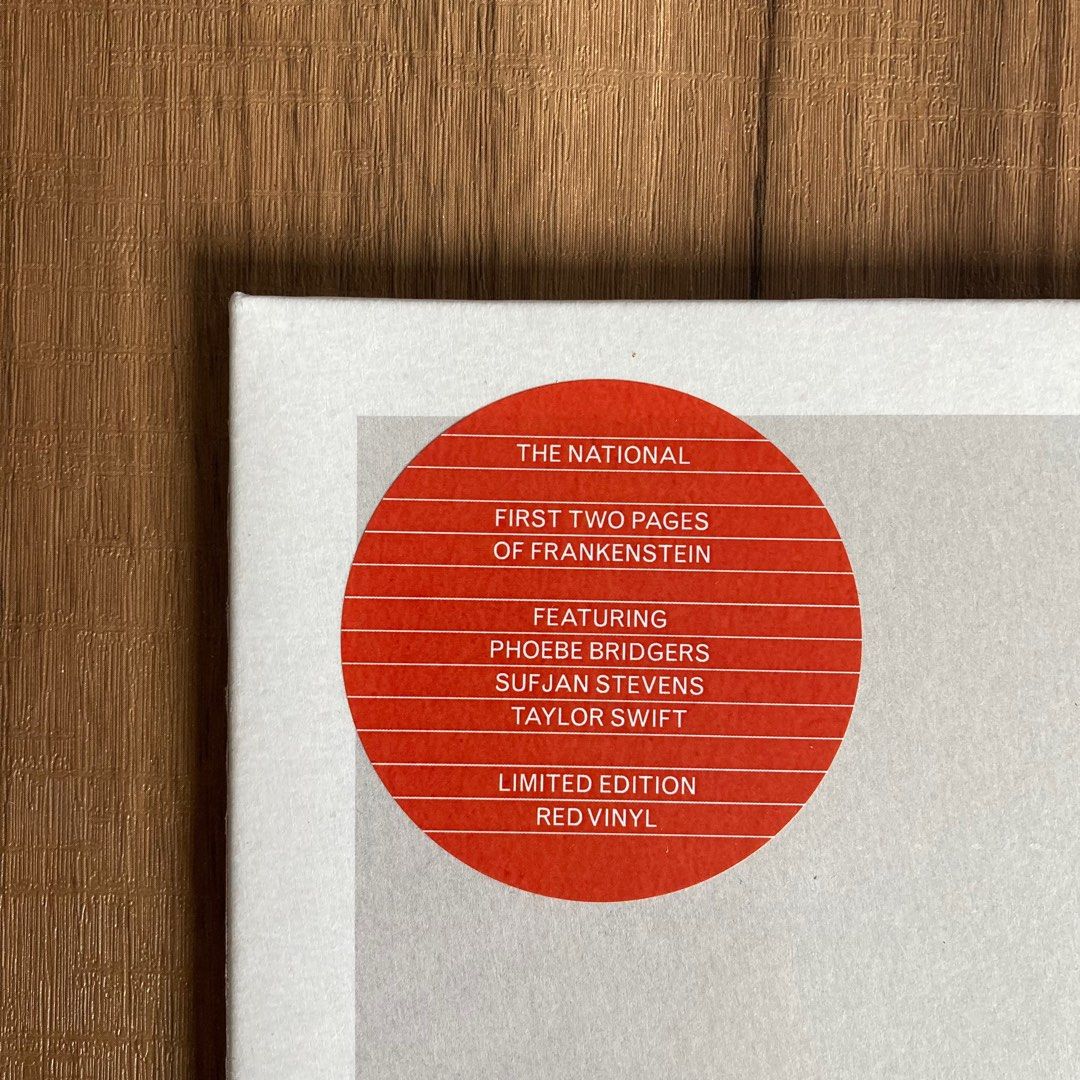 The National - First Two Pages of Frankenstein (Red vinyl), Hobbies ...