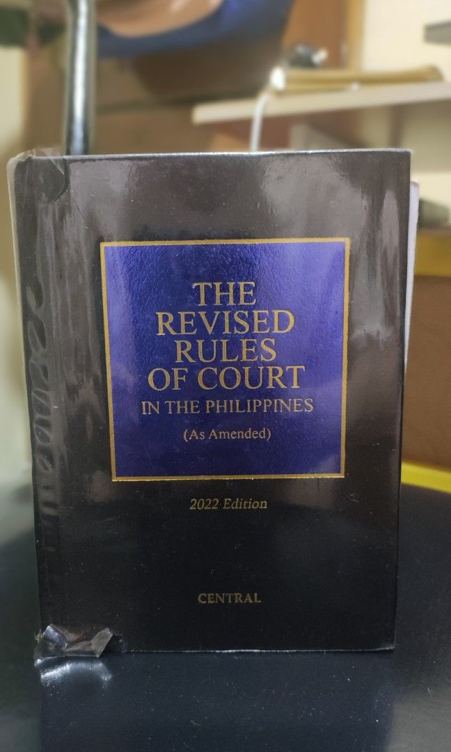 THE REVISED RULES OF COURT IN THE PHILIPPINES, Hobbies & Toys, Books & Magazines, Textbooks on ...