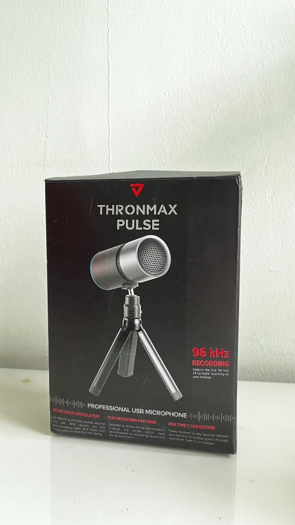 Thronmax Pulse microphone (USB Type C Connection), Audio, Microphones ...