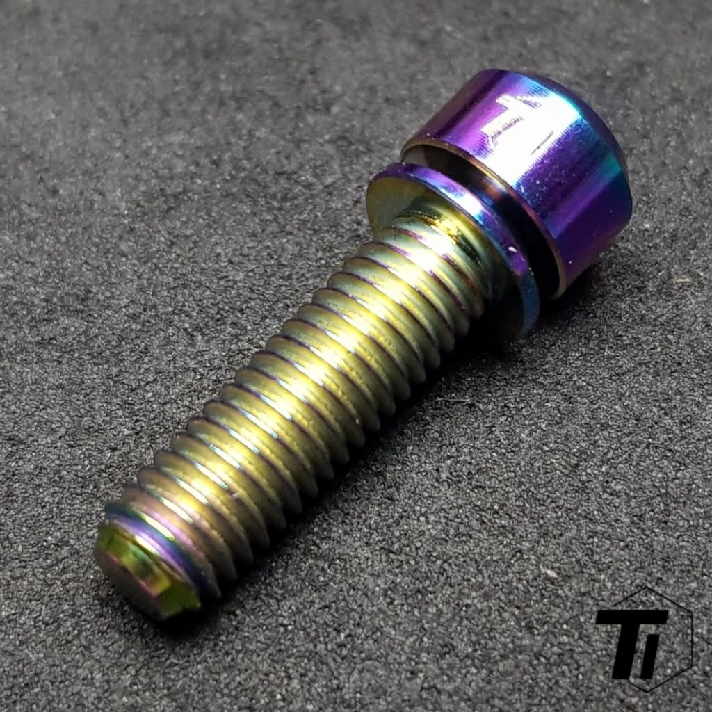 Titanium Bolt for MTB Brake Lever Clamp | Shimano SRAM M9120 M8120 ...