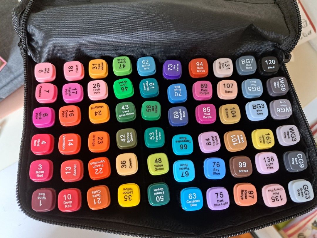 TouchMark Alcohol Based Markers (like Copic) 60 piesces, Hobbies & Toys ...