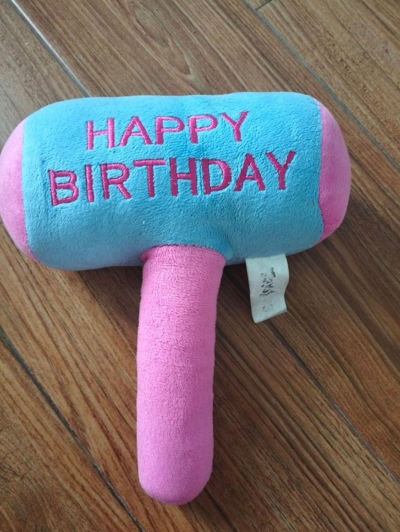 Toys R Us Happy Birthday Hammer Stuffed Toy, Hobbies & Toys, Toys ...