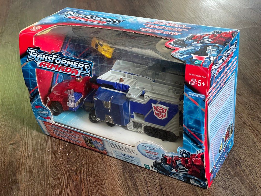 Transformers armada Optimus prime sparkplug mini-con hasbro superlink ...