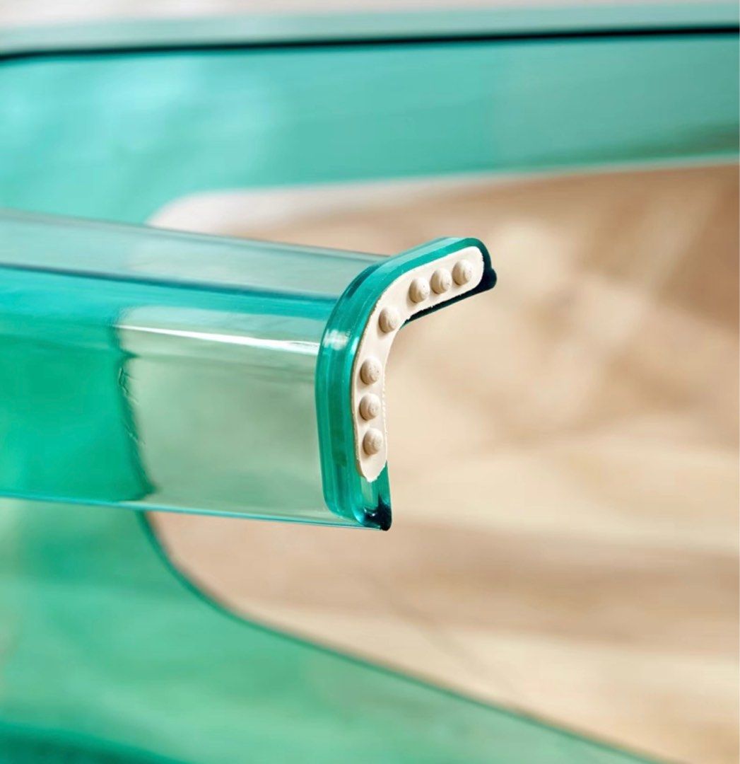 Transparent square plastic stool, Furniture & Home Living, Furniture ...