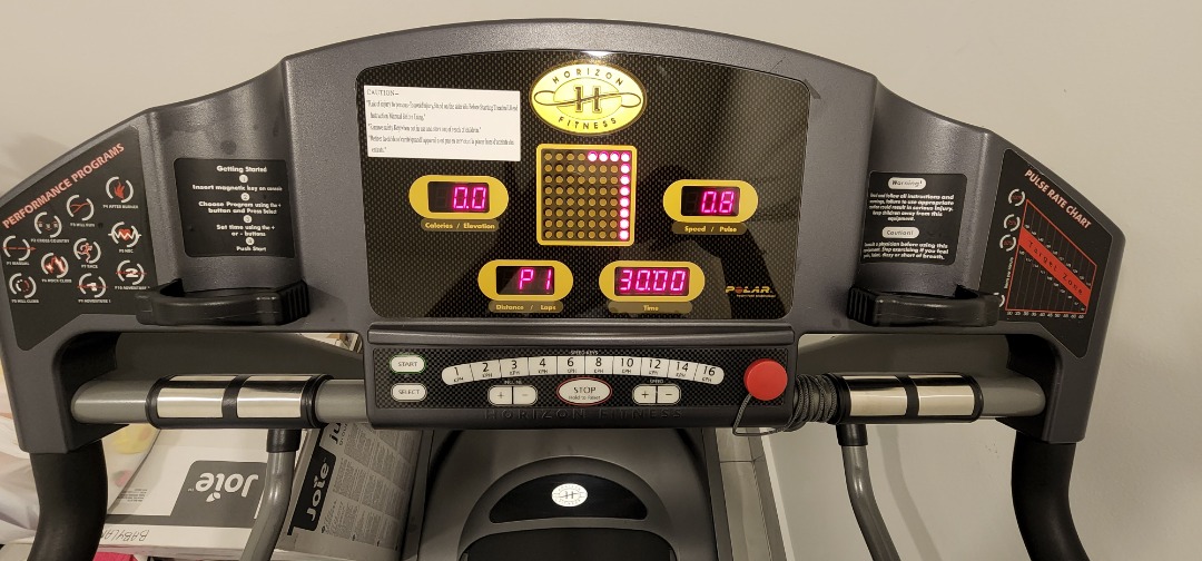 Treadmill (Horizon Fitness Omega GT), Sports Equipment, Exercise ...