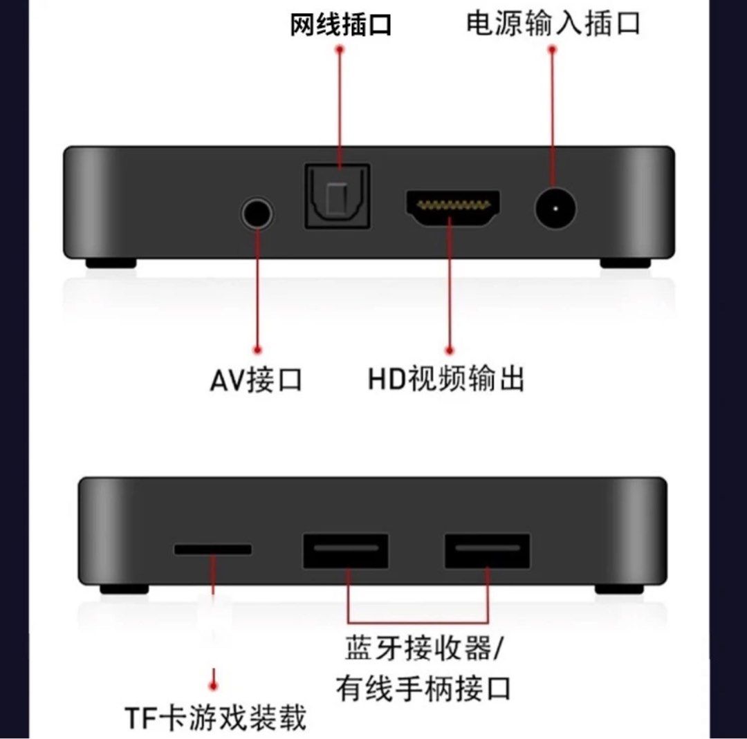TV box and retro game console, TV & Home Appliances, TV & Entertainment ...
