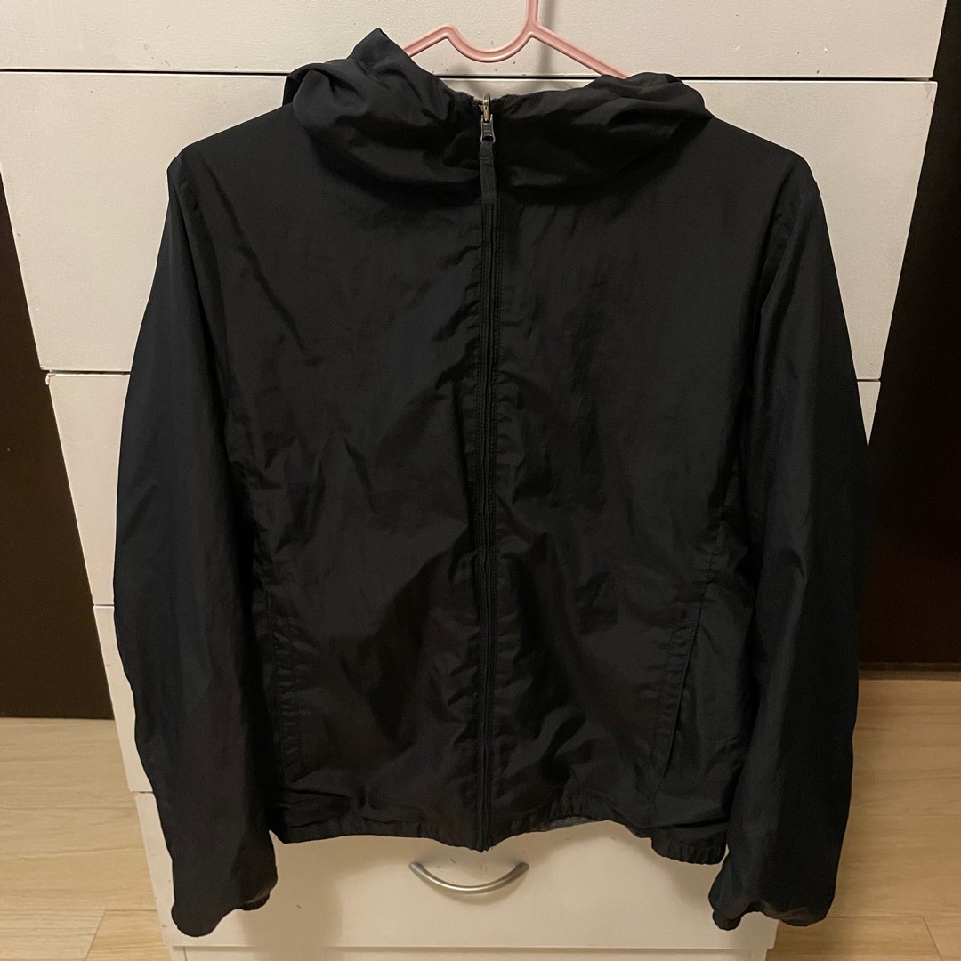 Uniqlo Reversible Black Parka, Women's Fashion, Coats, Jackets and ...