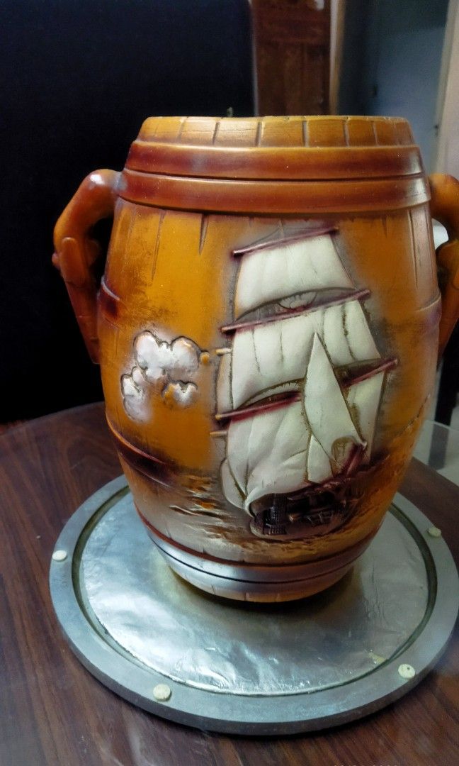 Unique Pirate Ship Vase, Furniture & Home Living, Home Decor, Vases ...