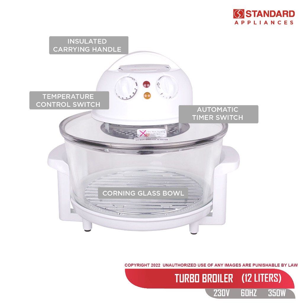 Used Standard Turbo Broiler 12L capacity, Furniture & Home Living ...