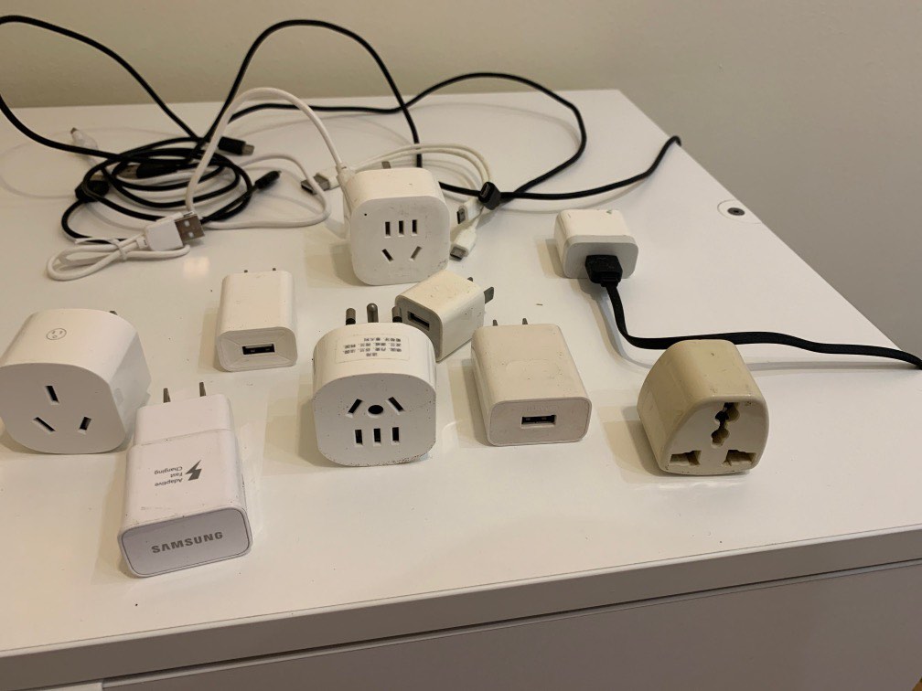 Various transformer plugs and wires, TV & Home Appliances, Other Home ...