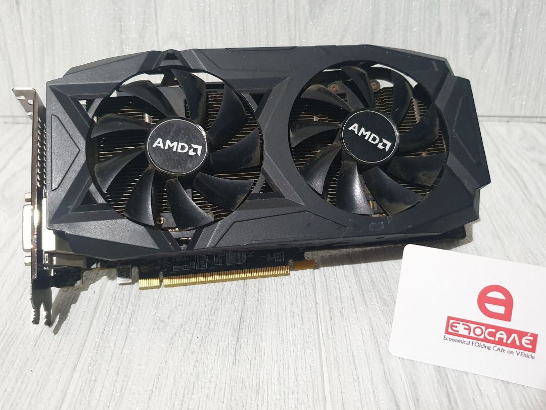 VGA PowerColor Radeon RX 580 4GB GDDR5 256-bit, Elektronik, Komputer ...