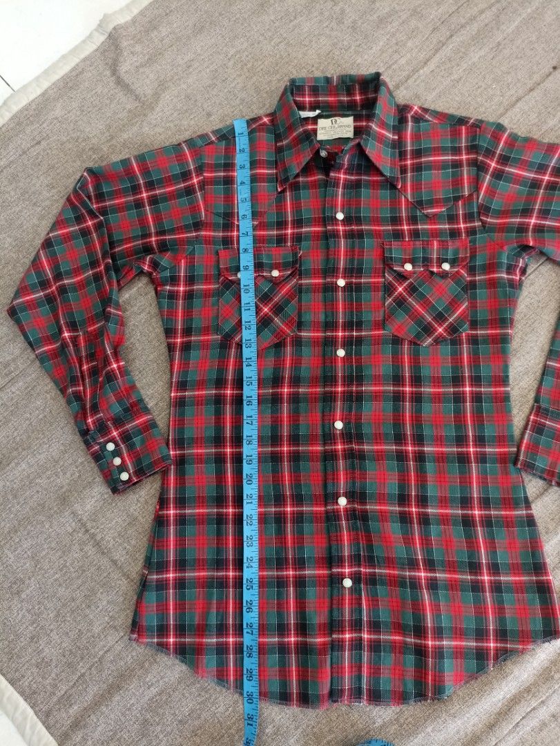 Vintage 70s Dee Cee Permanent Press, Men's Fashion, Tops & Sets, Formal ...