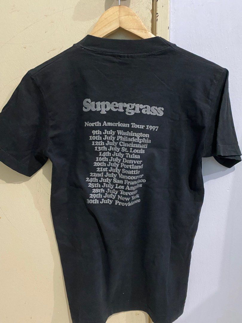 Vintage Britpop Supergrass Tour 1997, Men's Fashion, Tops & Sets ...