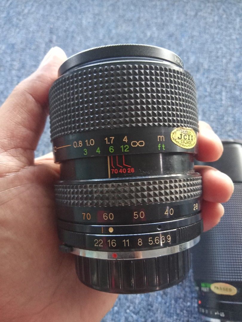 Vintage KOBOSON Lens Zoom Macro- Combo, Photography, Lens & Kits on Carousell