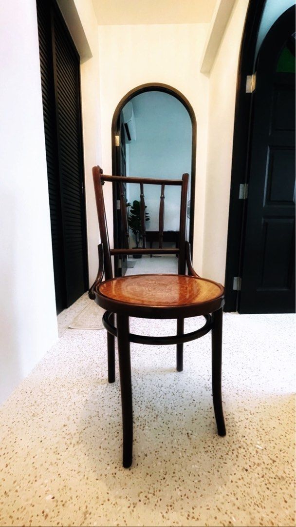 Vintage kopitiam chair, Furniture & Home Living, Furniture, Chairs on ...