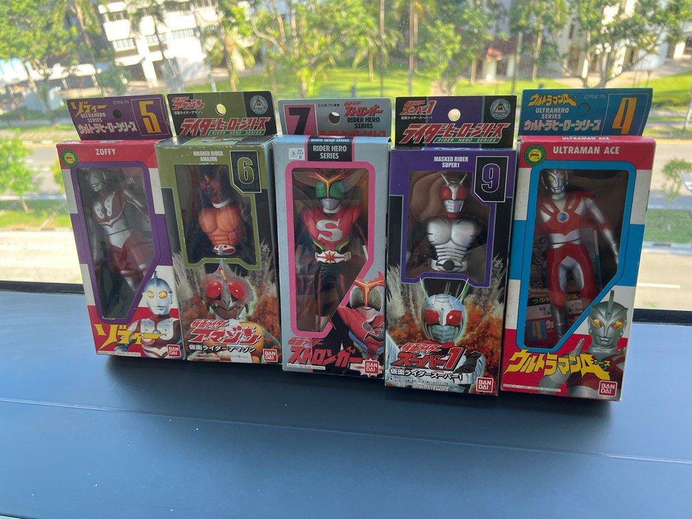 Vintage sofubi masked rider and ultraman, Hobbies & Toys, Toys & Games ...