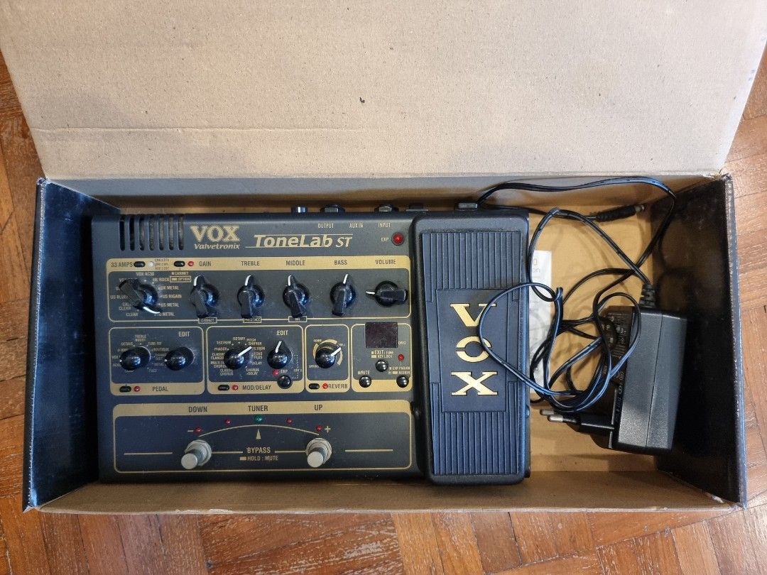 Vox Tonelab ST valvetronix guitar modeling effects processor, Hobbies ...
