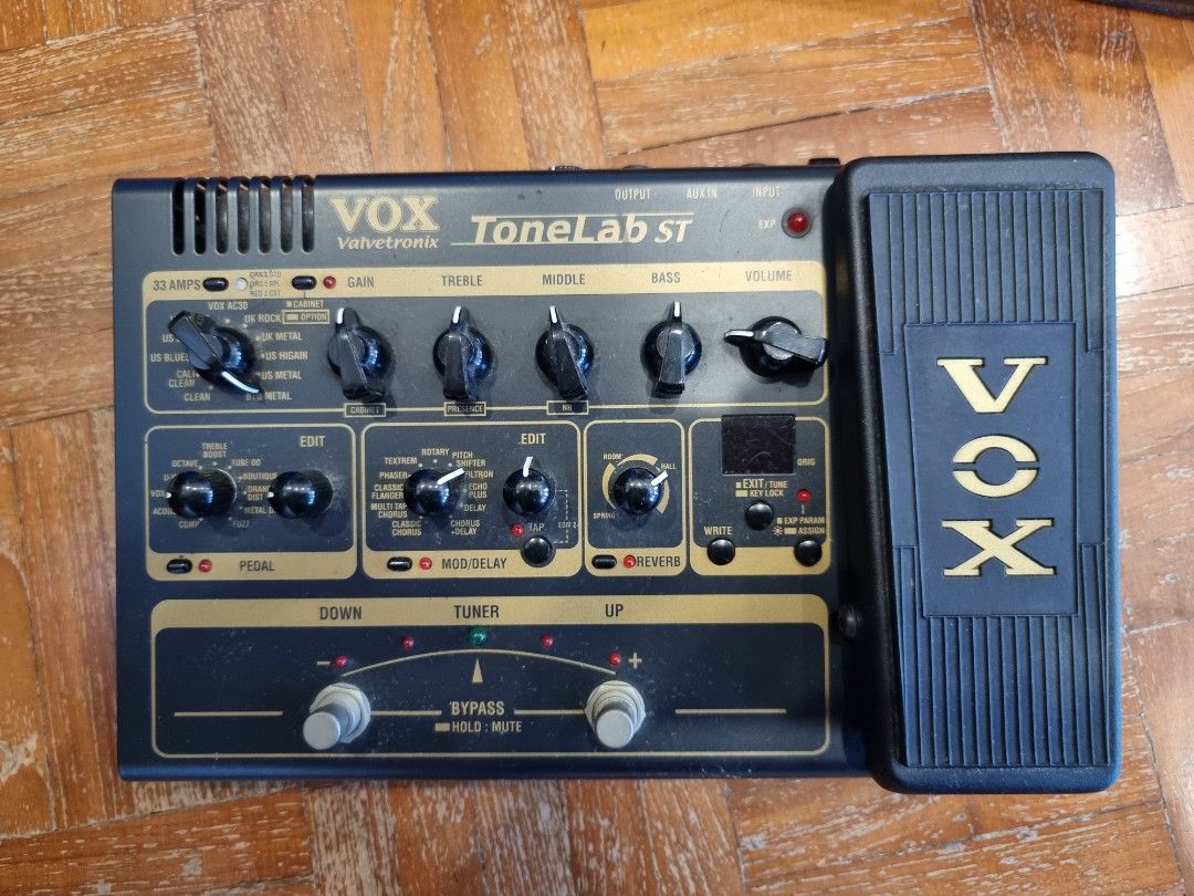 Vox Tonelab ST valvetronix guitar modeling effects processor, Hobbies ...