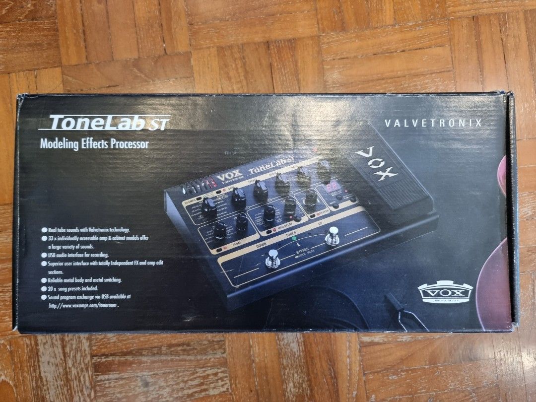 Vox Tonelab ST valvetronix guitar modeling effects processor, Hobbies ...