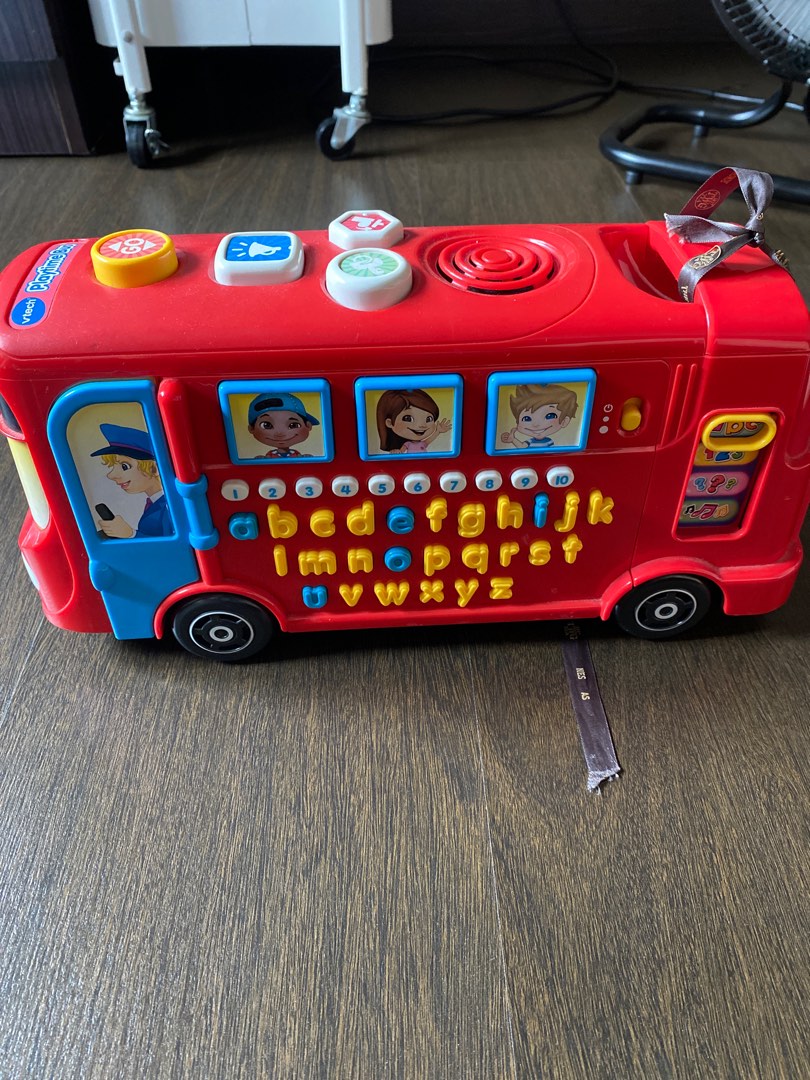 VTECH playtime Bus & BRUIN (Toysrus )music toy with light, Babies ...