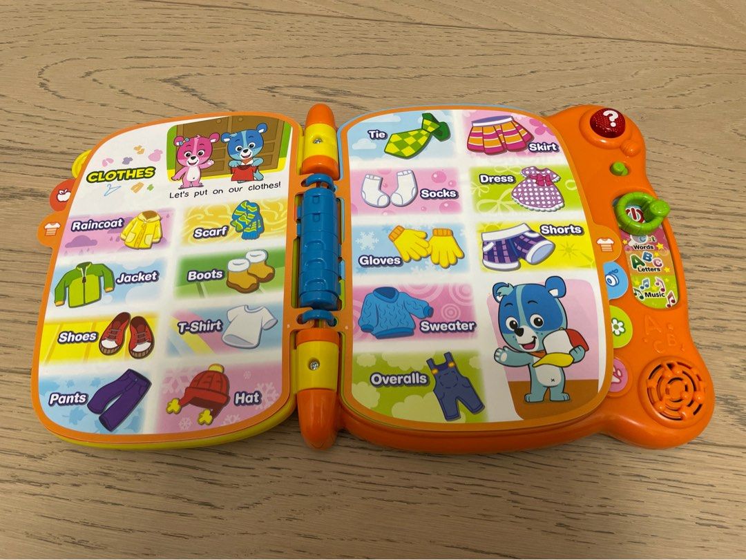 Vtech Touch and Teach Word Book, Babies & Kids, Infant Playtime on ...