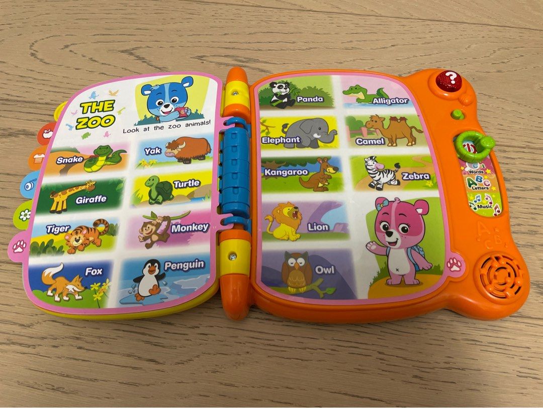 Vtech Touch and Teach Word Book, Babies & Kids, Infant Playtime on ...